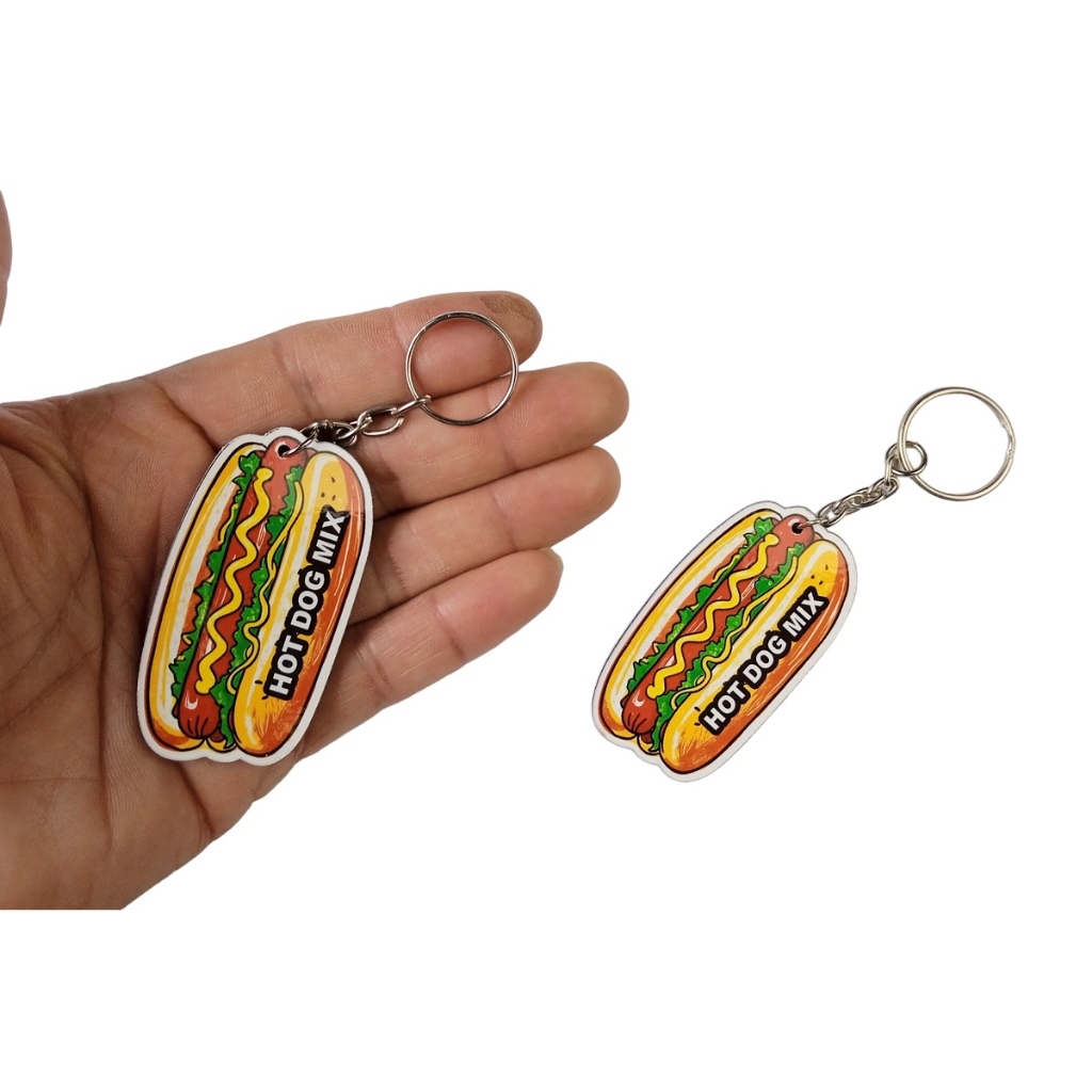 Chaveiros Lembrancinhas Hot Dog 100 unid | Shopee Brasil