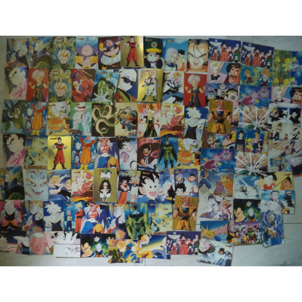 Lote 95 Cards Dragon Ball Z DBZ Bird Studio Originais | Shopee Brasil