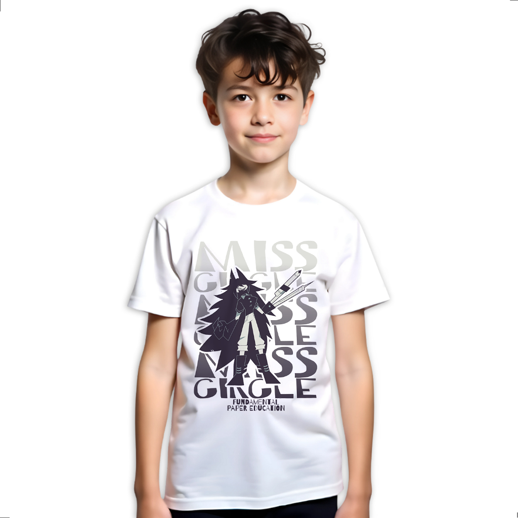 Camiseta Infantil Fundamental Paper Education Miss Circle Papel Lk-656 ...