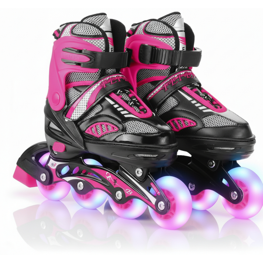 Patins Roller Inline New Semi Profissional Ajustável / Regulável ...
