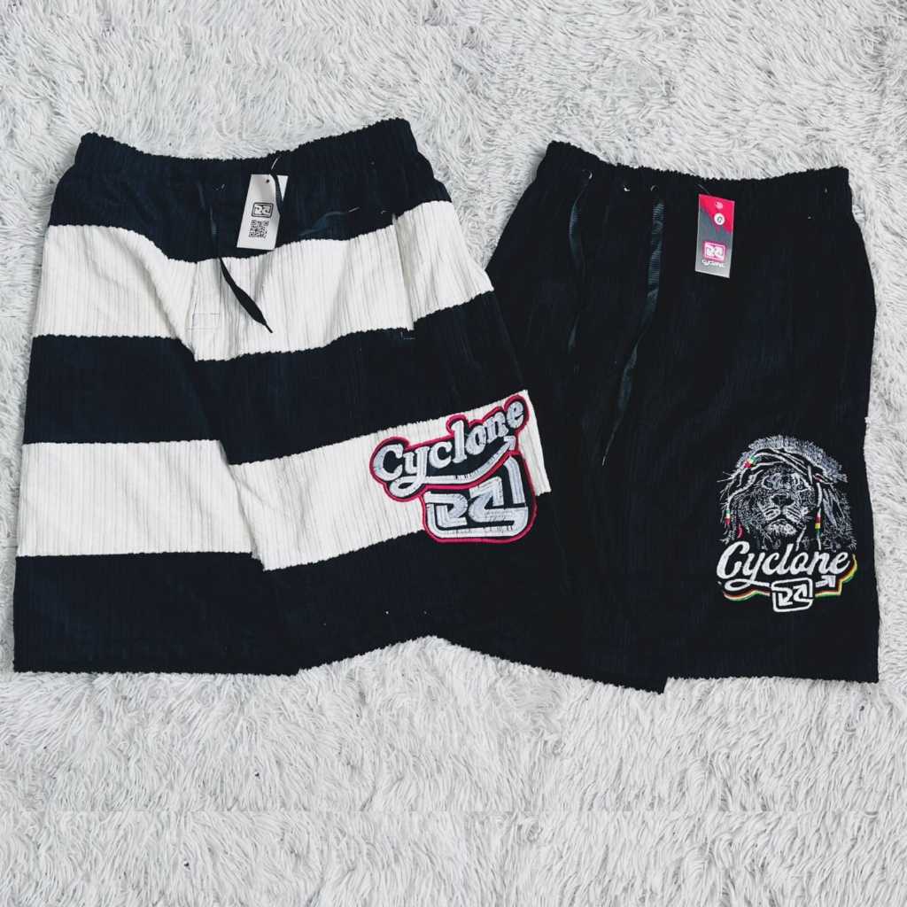 KIT 2 BERMUDA CYCLONE VELUDO BORDADO PREMIUN | Shopee Brasil