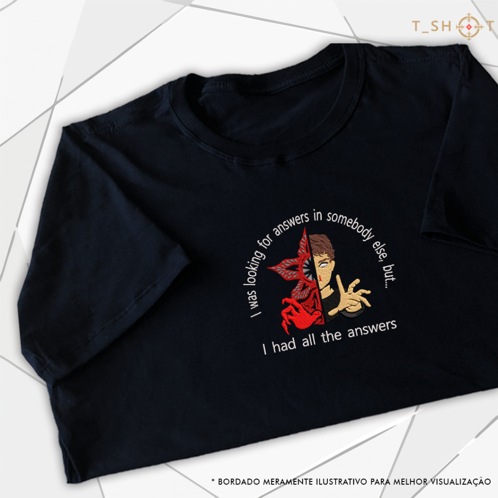 Camiseta bordada - Will | Shopee Brasil