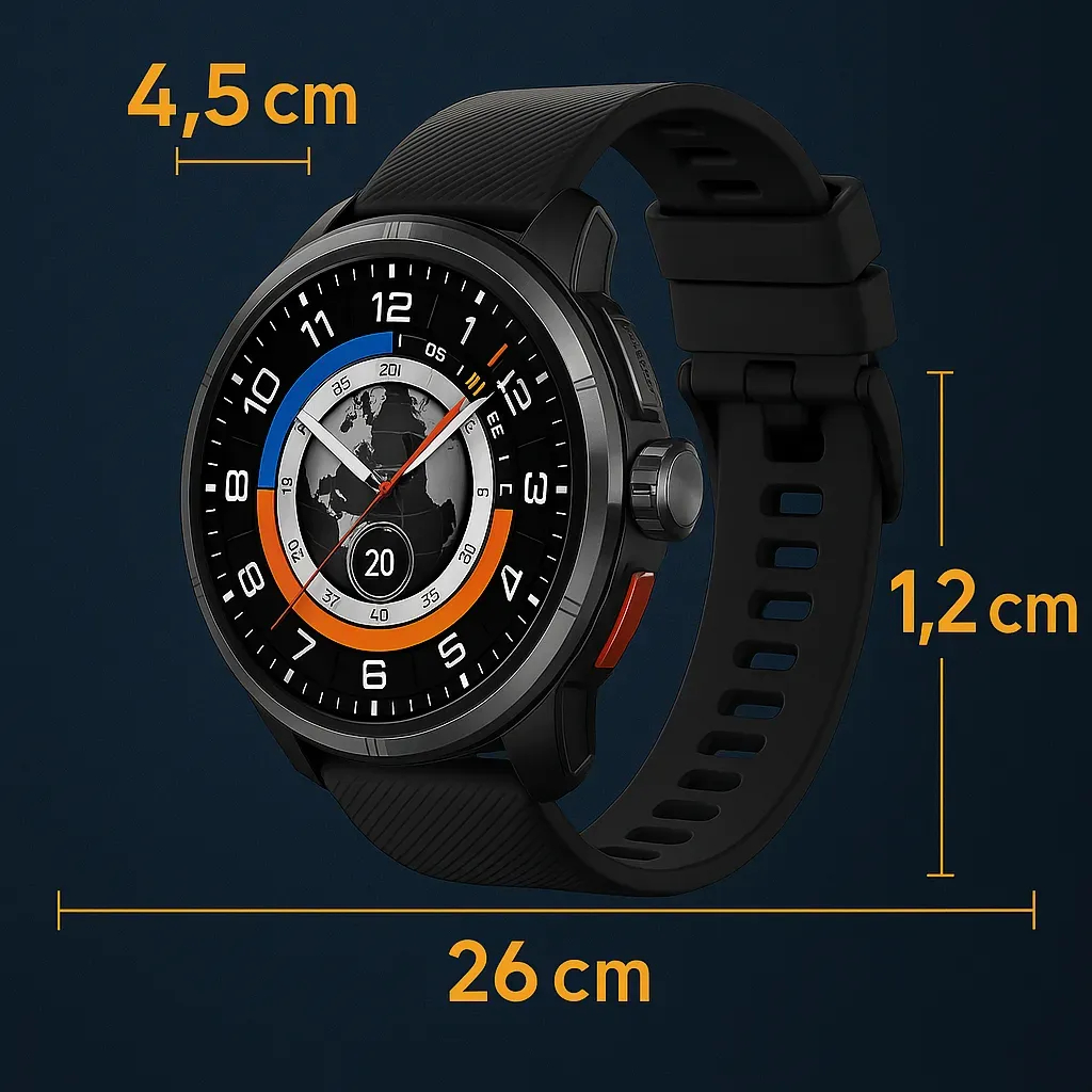 Smartwatch Haylou Solar Ultra LS23 Solar Ultra 1.6 chamadas bluetooth ...