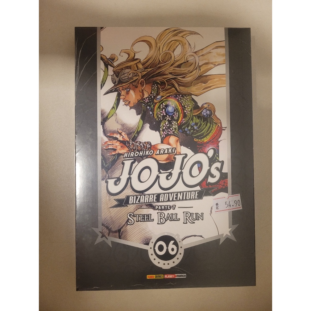 Jojo's Bizarre Adventure – Parte 7 – Steel Ball Run 06 | Shopee Brasil