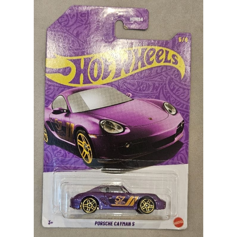 Carrinho Miniatura Hot Wheels Porsche Cayman S Roxo 57 Anos Novo ...