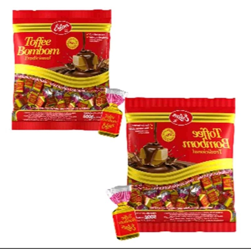 kit bala erlan toffee bombom caramelo chocolate 500 | Shopee Brasil