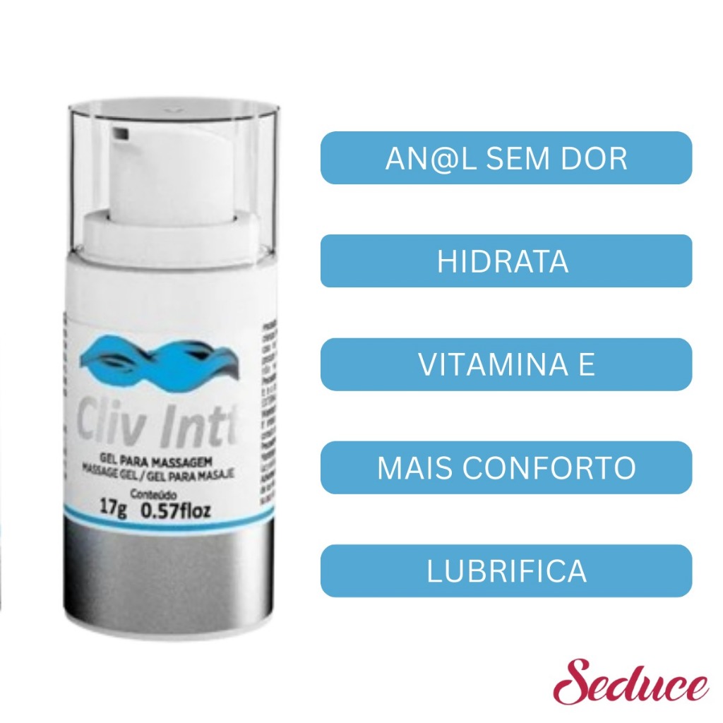 Cliv Gel Lubrificante Sem Desconforto 17g Intimo Unissex | Shopee Brasil