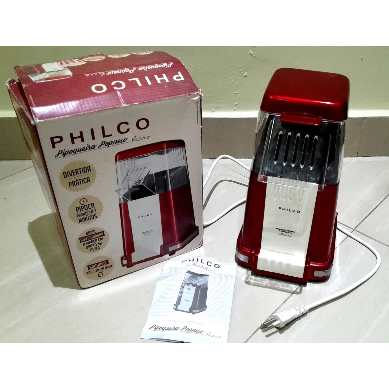 Pipoqueira Popnew Retro Ppi02 Philco Seminova Elétrica Vermelho 220v ...