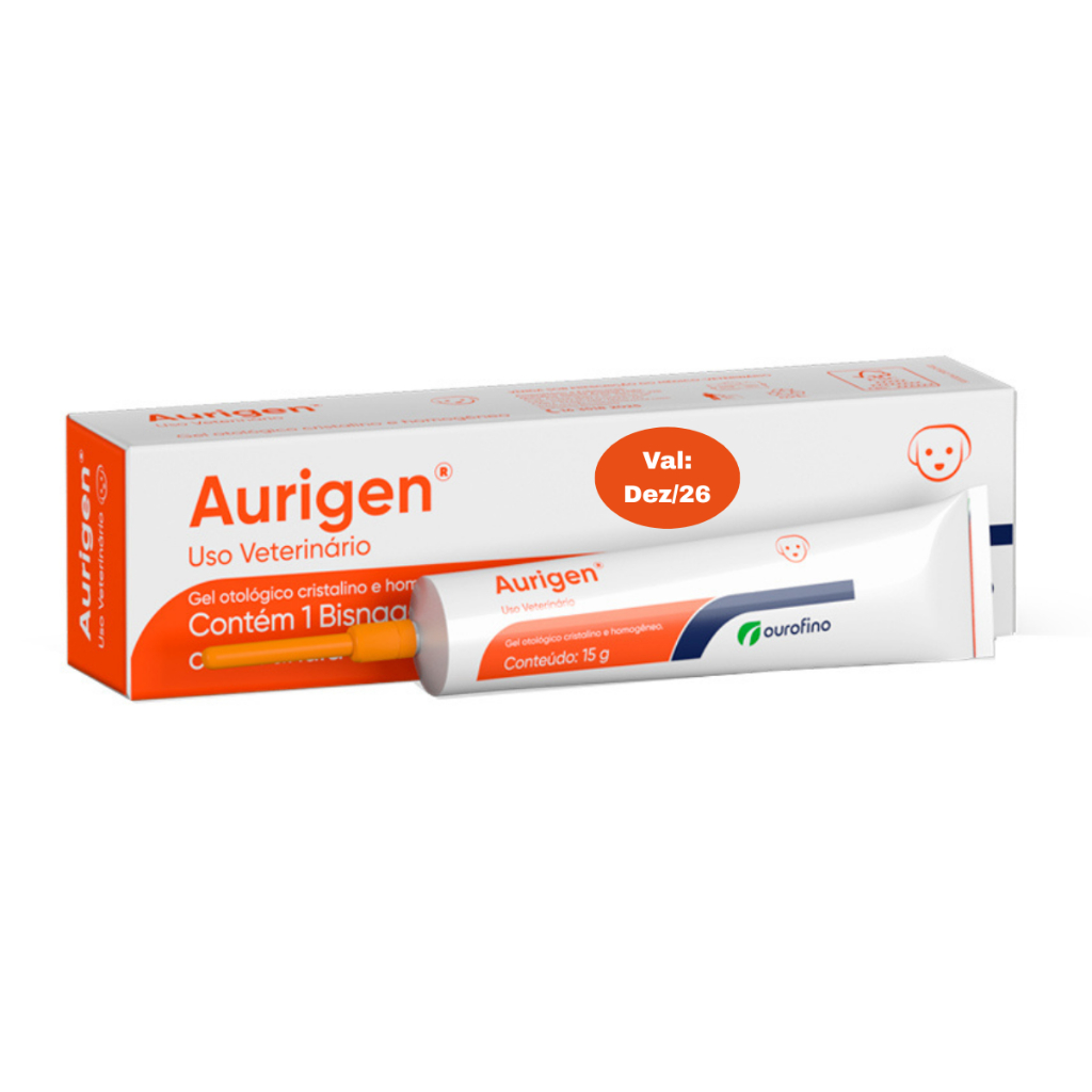 Pomada Aurigen 15g Para Otite Ouro Fino | Shopee Brasil