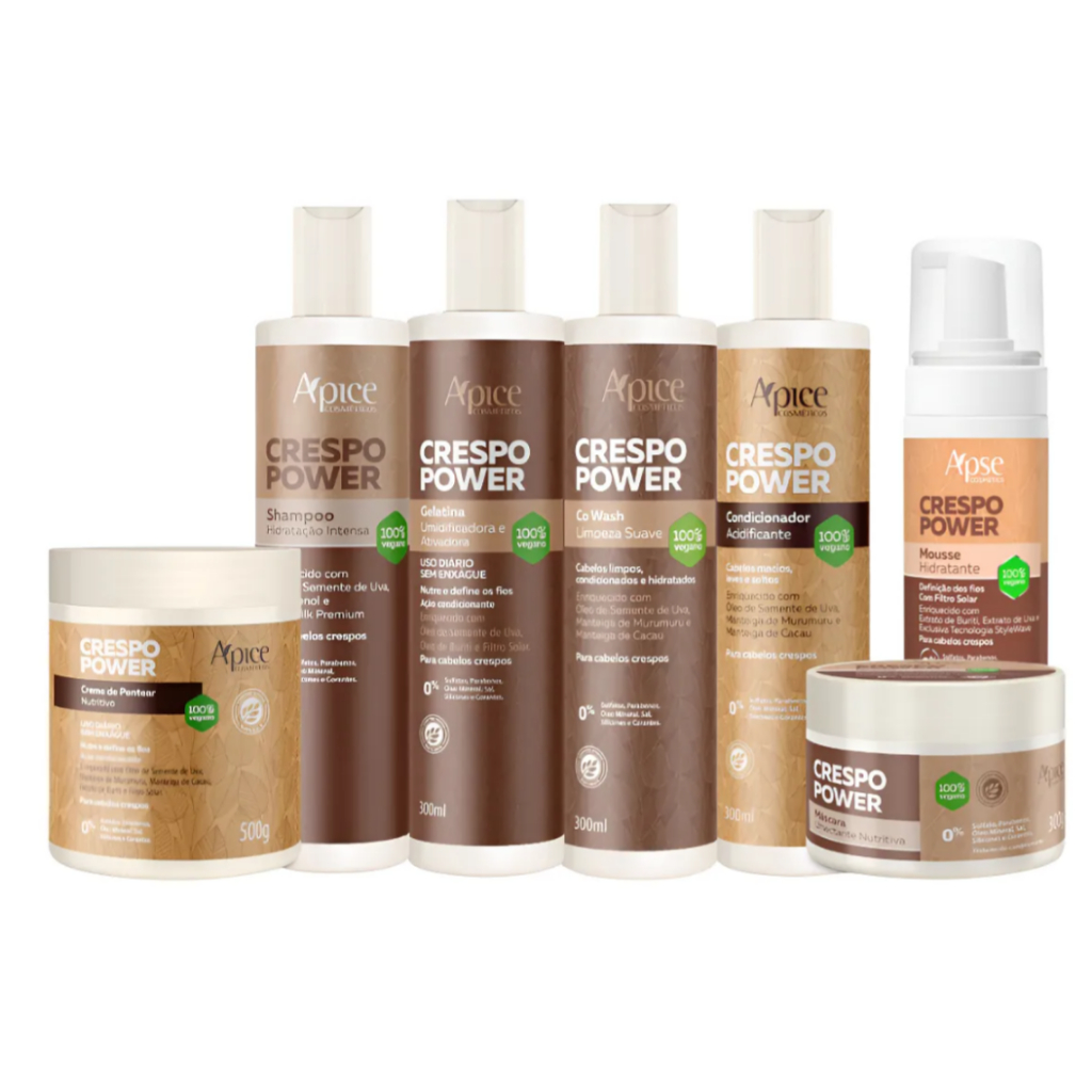 Kit Apse Tratamento Completo Crespo Power 7 Produtos Apice Apse ...