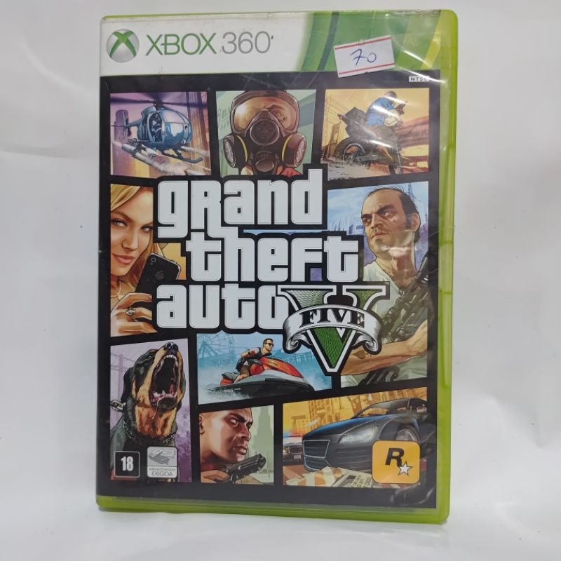 Jogo GTA 5 para xbox360 | Shopee Brasil