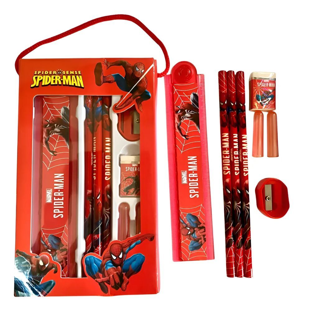 Kit Escolar Homem Aranha / Frozen / Hello kitty Papelaria Fofa | Shopee ...