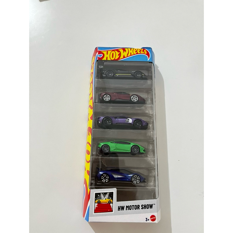 Pack 5 hot wheels motor Show Ferrari | Shopee Brasil