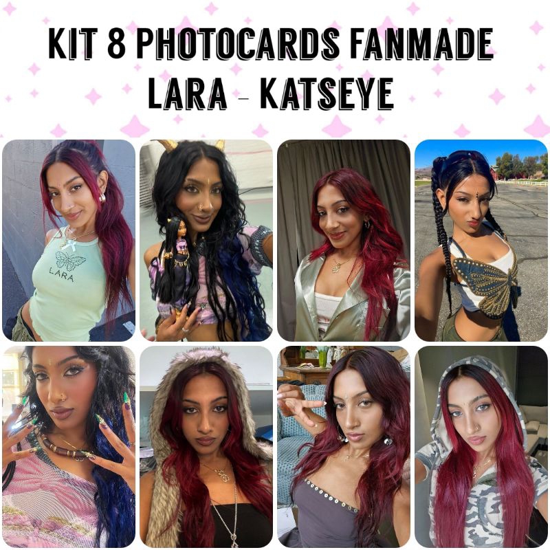 Kit 8 Photocards Fanmade Lara Katseye Kpop | Shopee Brasil