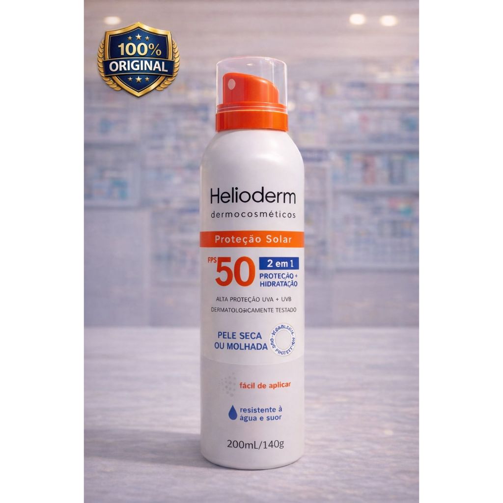 PROTETOR SOLAR HELIODERM SPRAY(50FPS) | Shopee Brasil