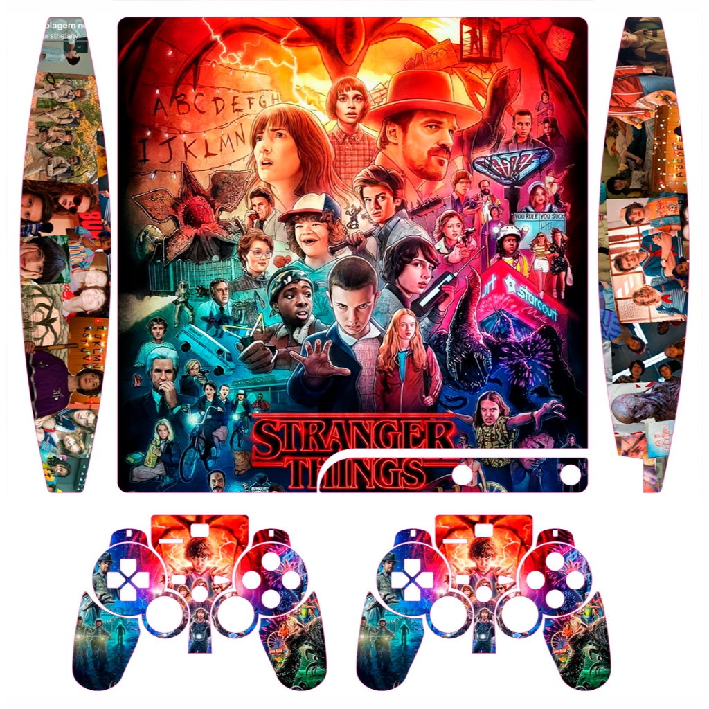 Skin Adesiva PS3 Slim - Stranger Things | Shopee Brasil