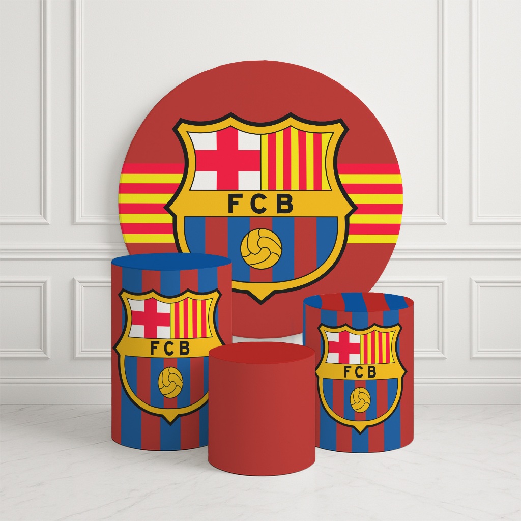 Kit Painel De Festa FC Barcelona REF 188 | Shopee Brasil