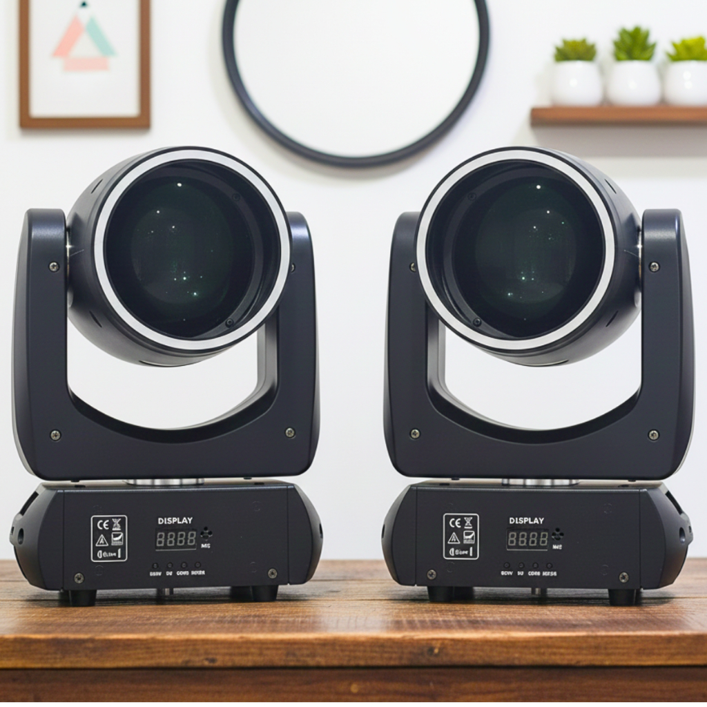 Kit 2 Moving Head Beam 200w Arco Iris Borda Led Prisma Dmx | Shopee Brasil