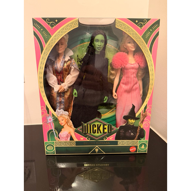 Set Bonecas Wicked: Madame Morable, Elphaba & Glinda (Singing Dolls ...