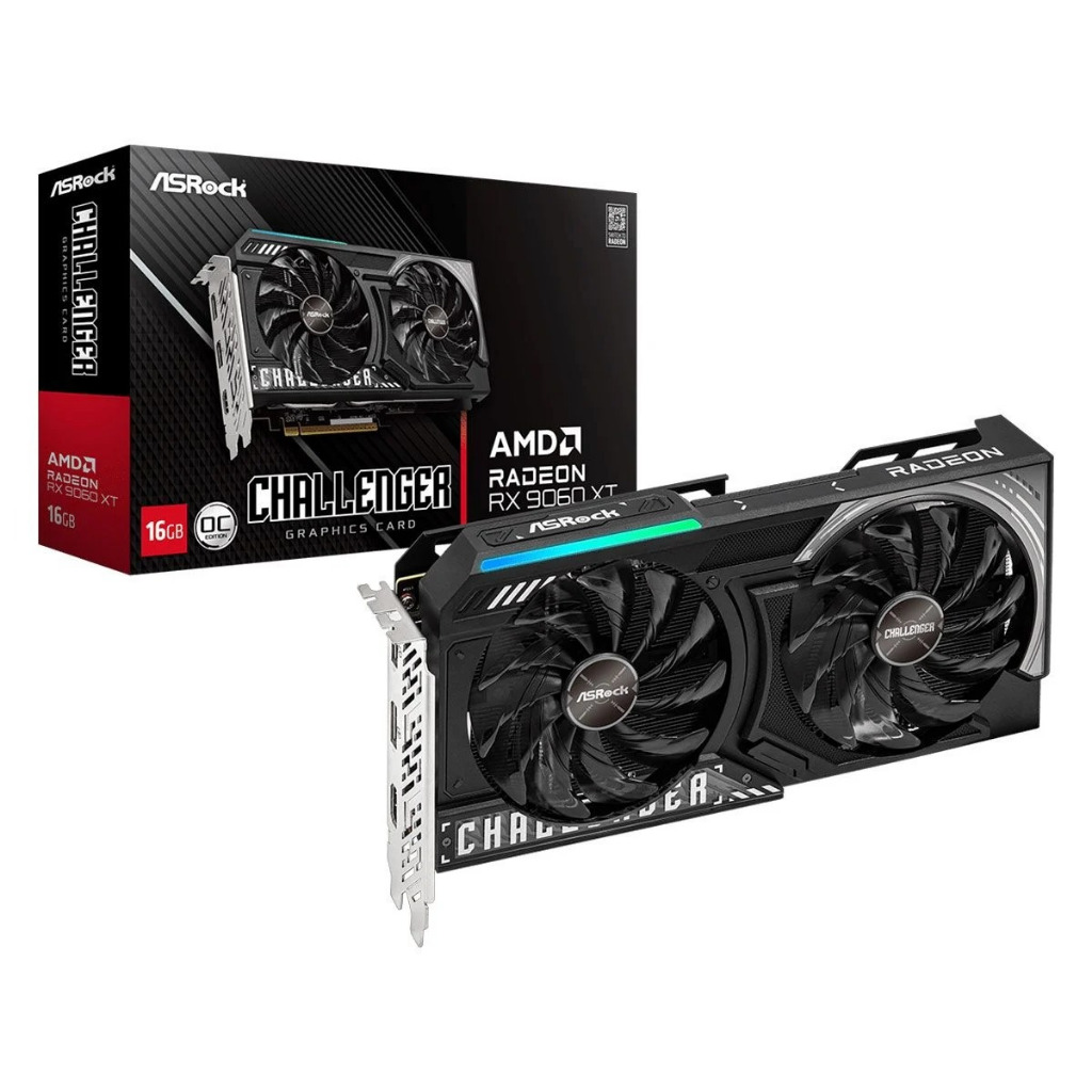 Gpu Asrock Amd Radeon Rx 9060 Xt Challenger Oc, 16Gb, Gddr6 | Shopee Brasil