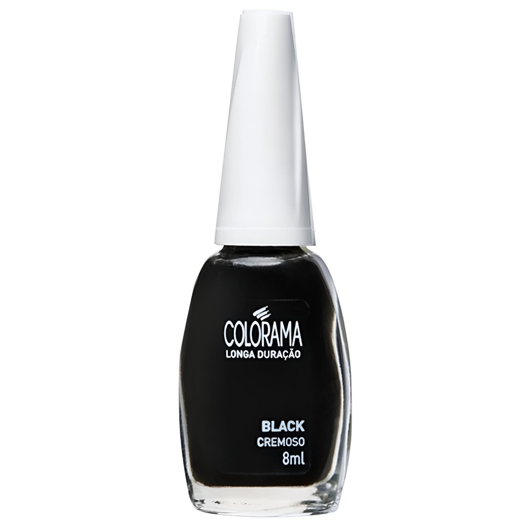 Kit 6un Esmalte Colorama Black Cremoso 8ml | Shopee Brasil