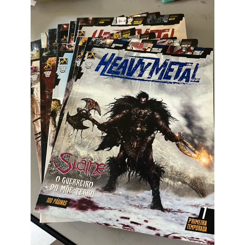 Heavy Metal 1° e 2° temporada com 10 volumes + 1 Edição Especial ...