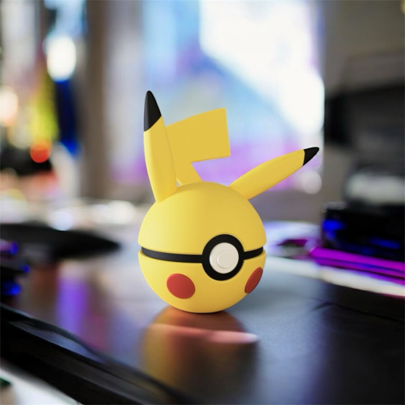 Pokébola Pikachu – Decorativa / Colecionável | Shopee Brasil