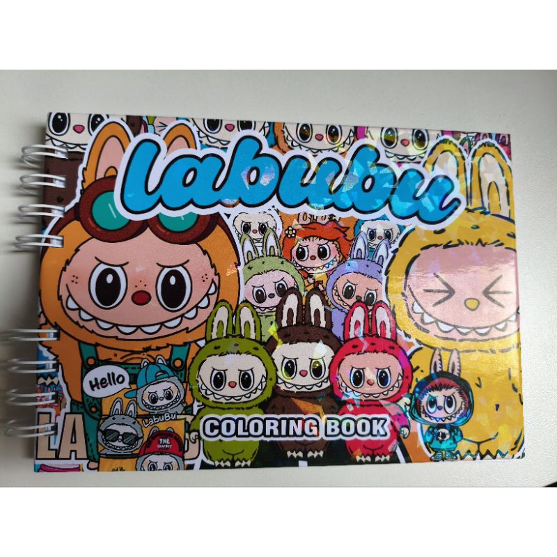 Livro De Colorir Labuu 50 Folhas capa dura | Pronta Entrega | Shopee Brasil