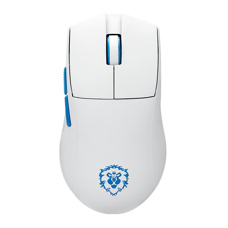 Mouse Redragon King Pro WoW Aliança PAW3395 26000DPI Wireless Branco ...