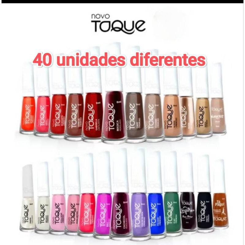 kit de esmalte profissional sem repetir cor, novo toque de qualidade ...