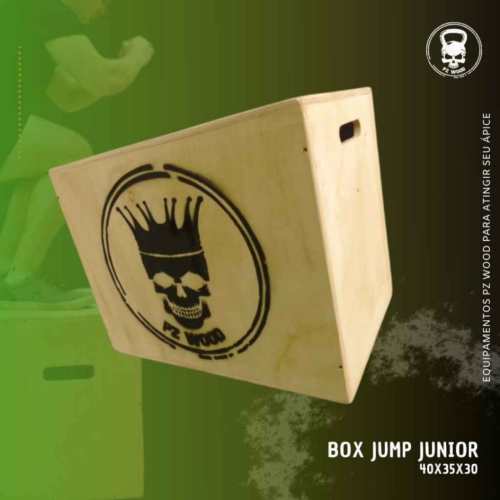 Jump Box Junior 12"- Caixa Box Jump 40x35x30 - Jump Box JUNIOR- Caixa ...
