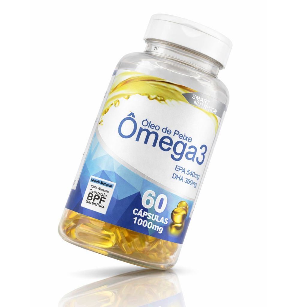 Ômega 3 4 Elementos 1000mg DHA 360mg EPA 540mg 60 Softgels Original ...