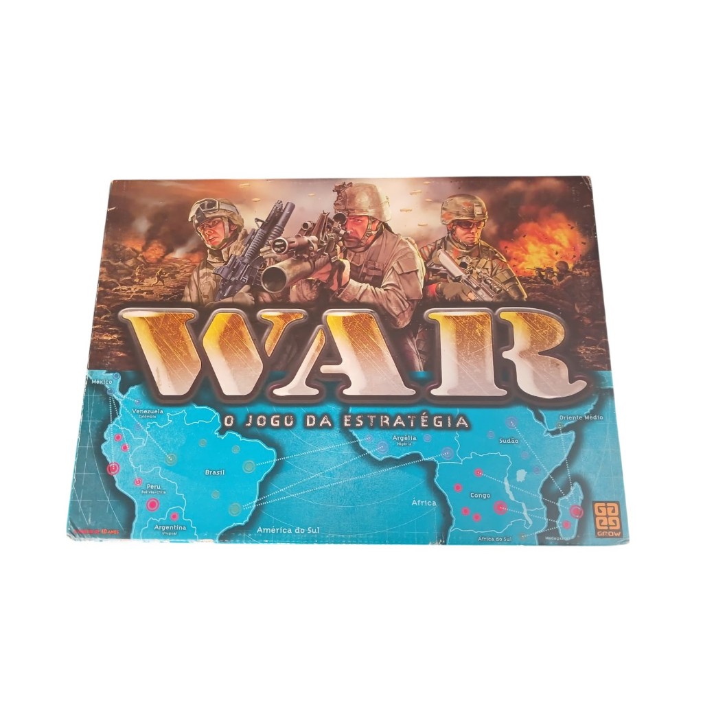 Jogo Tabuleiro War Grow | Shopee Brasil