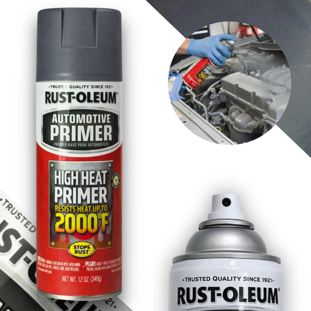 Spray Base Primer Cinza Fosco Alta Temperatura Rust Oleum | Shopee Brasil