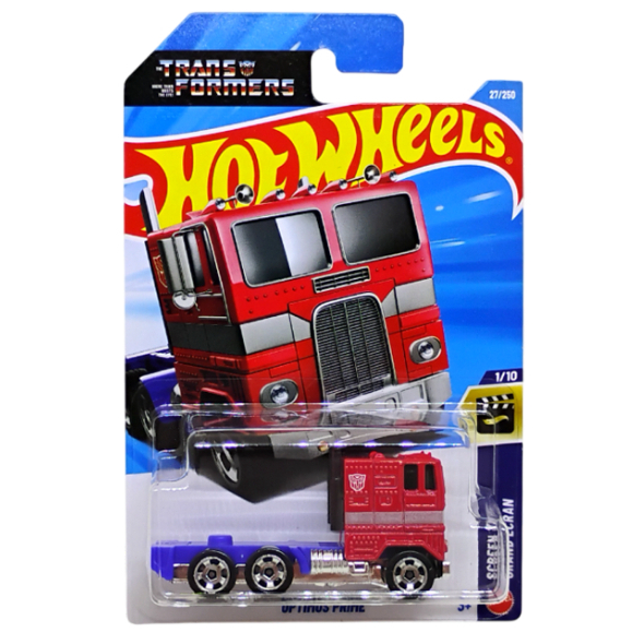 miniatura hot wheels optimus prime - screen time | Shopee Brasil