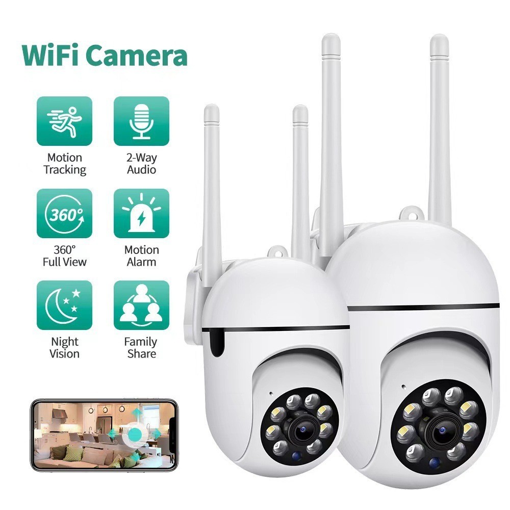 Kit de Camera Ip Yoosee Wifi Externa Hd Sensor De Movimento Ptz Speed ...