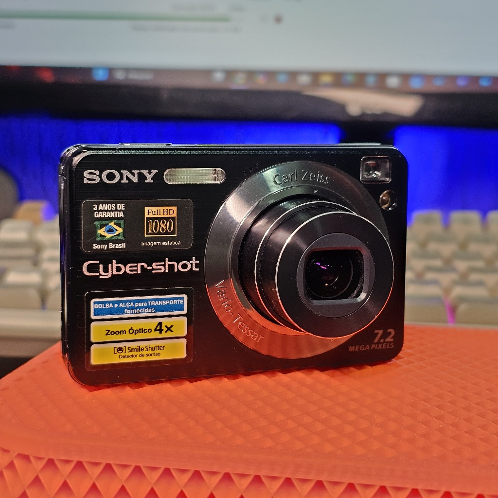 camera Sony Cyber-Shot DSC-W125 + 16 GB id164 | Shopee Brasil