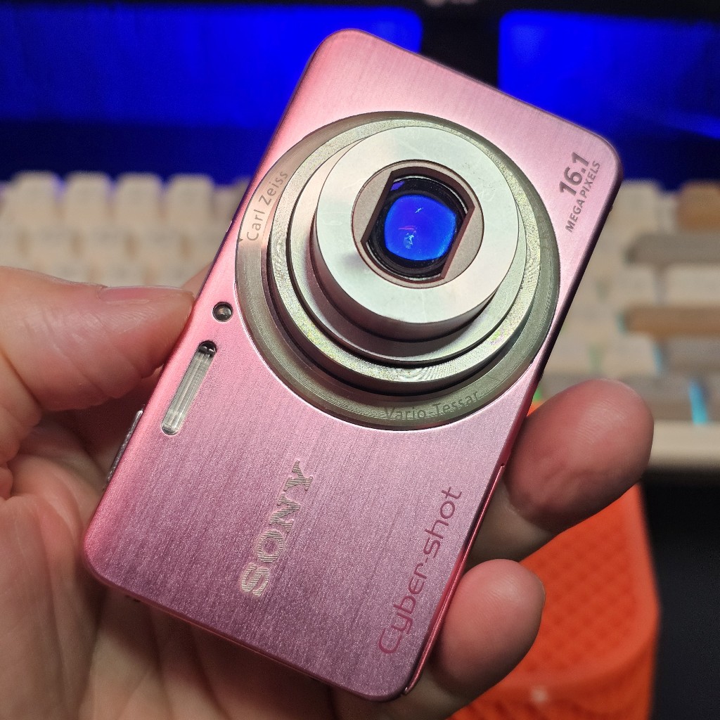 Camera Sony Cyber-shot DSC-W630 rosa | Shopee Brasil