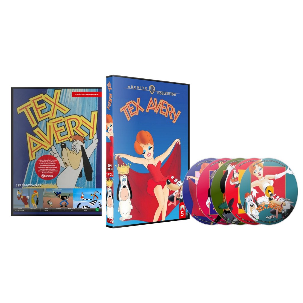 Dvd The Tex Avery Show Completo Dublado Hd | Shopee Brasil