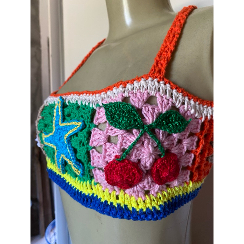 top folia croche carnaval | Shopee Brasil