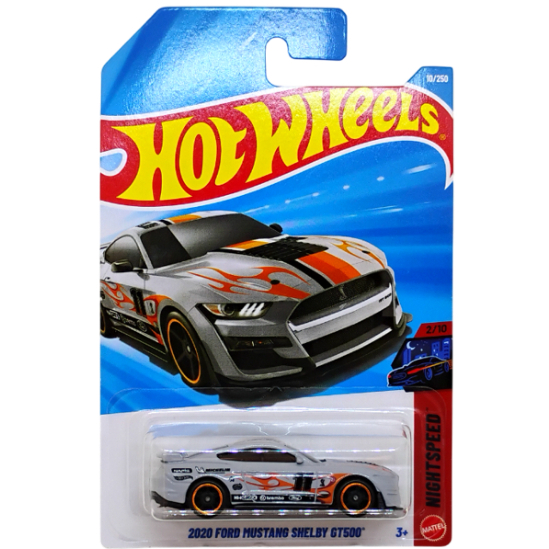 miniatura hot wheels 2020 Ford Mustang Shelby GT500 (cinza) | Shopee Brasil