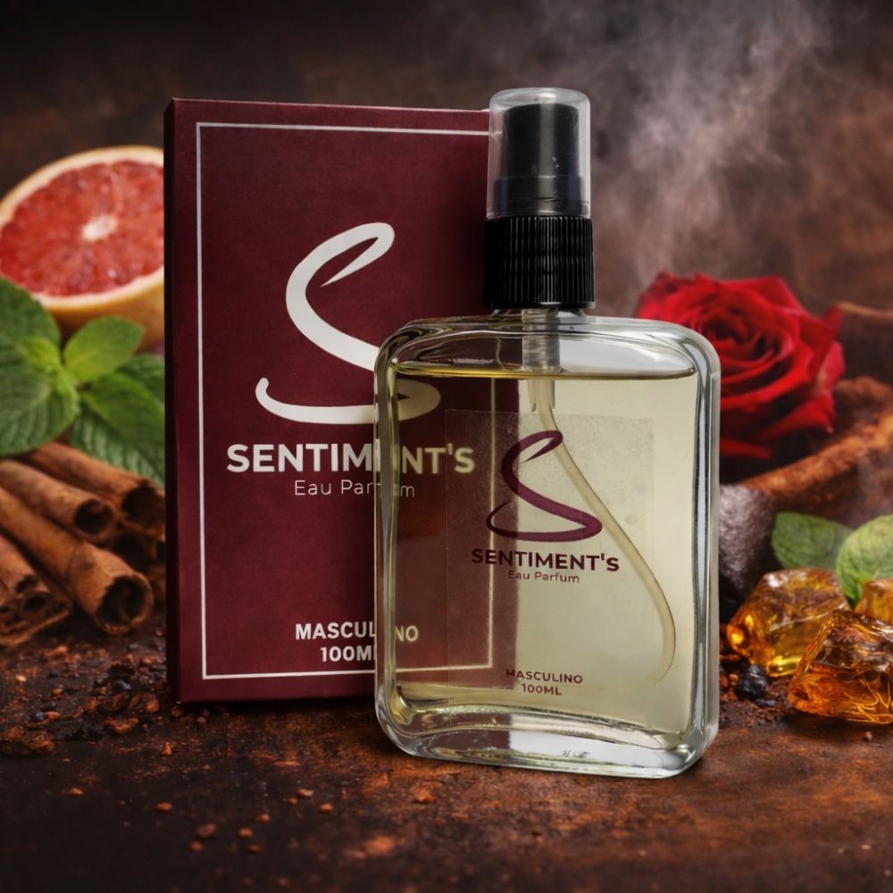 Perfume Masculino Sentiment’s Eau Parfum 100ml – Amadeirado Especiado ...