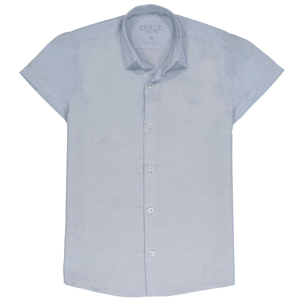 Camisa infantil Ogochi Manga Curta Slim | Shopee Brasil