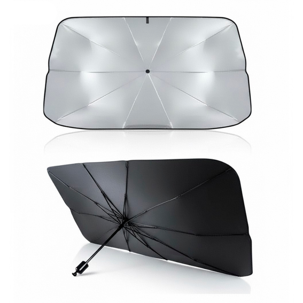 Quebra Sol Carro Para Brisa Protetor Solar Guarda Chuva Uv | Shopee Brasil