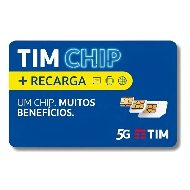 KIT 50 CHIPS TIM COMBO C/ 10 REAIS DE CREDITO ATACADO | Shopee Brasil