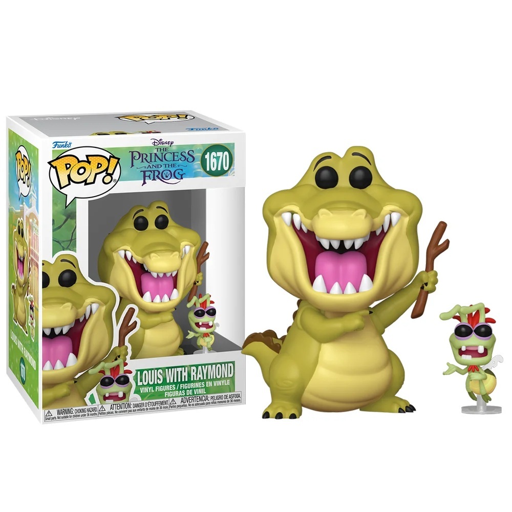 Funko Pop Disney A Princesa e o Sapo Louis With Raymond 1670 Original ...