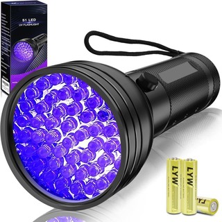 Lanterna Luz Negra Uv Detecta Nota Urina Seca Gel Escorpiao ...
