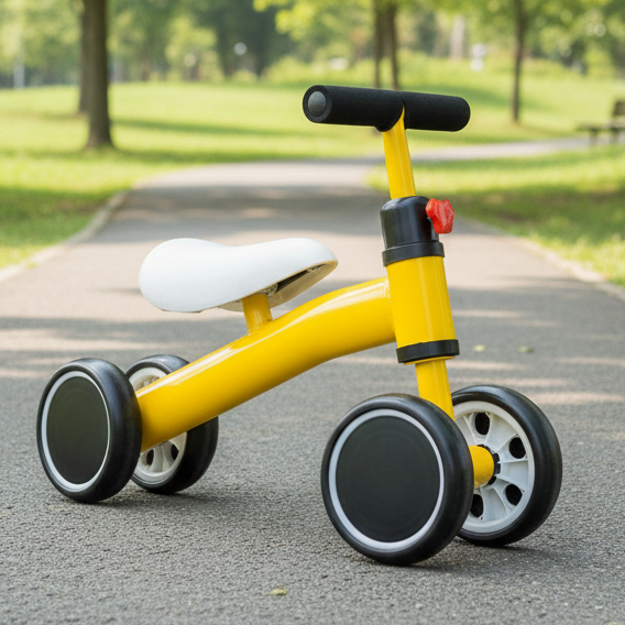 Mini quadriciclo infantil de Equilíbrio Andador 4 Rodas Sem Pedal Bicicleta Novidade Baby Bike ...