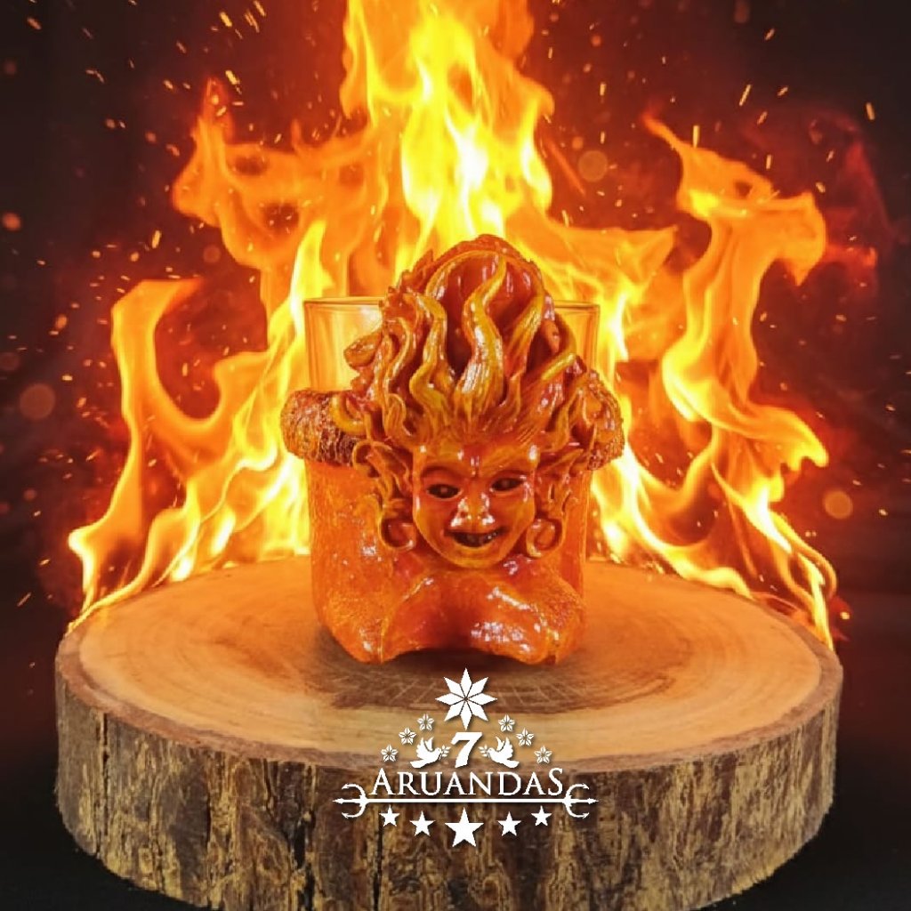 Copo Whisky Exu Mirim Brasinha/foguinho/curupira 300ml. | Shopee Brasil