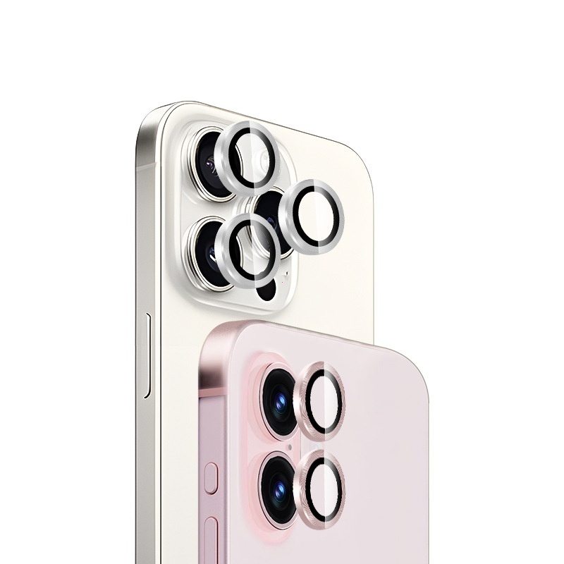 Película Protetora De Lentes Câmera Para iPhone 11 12 13 14 15 16 Pro ...